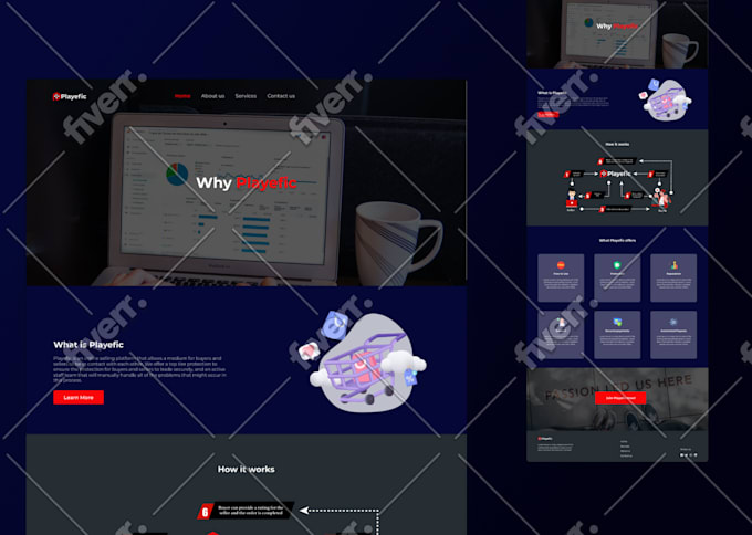 Be your reactjs html css front end web developer by Moazzam_dev | Fiverr